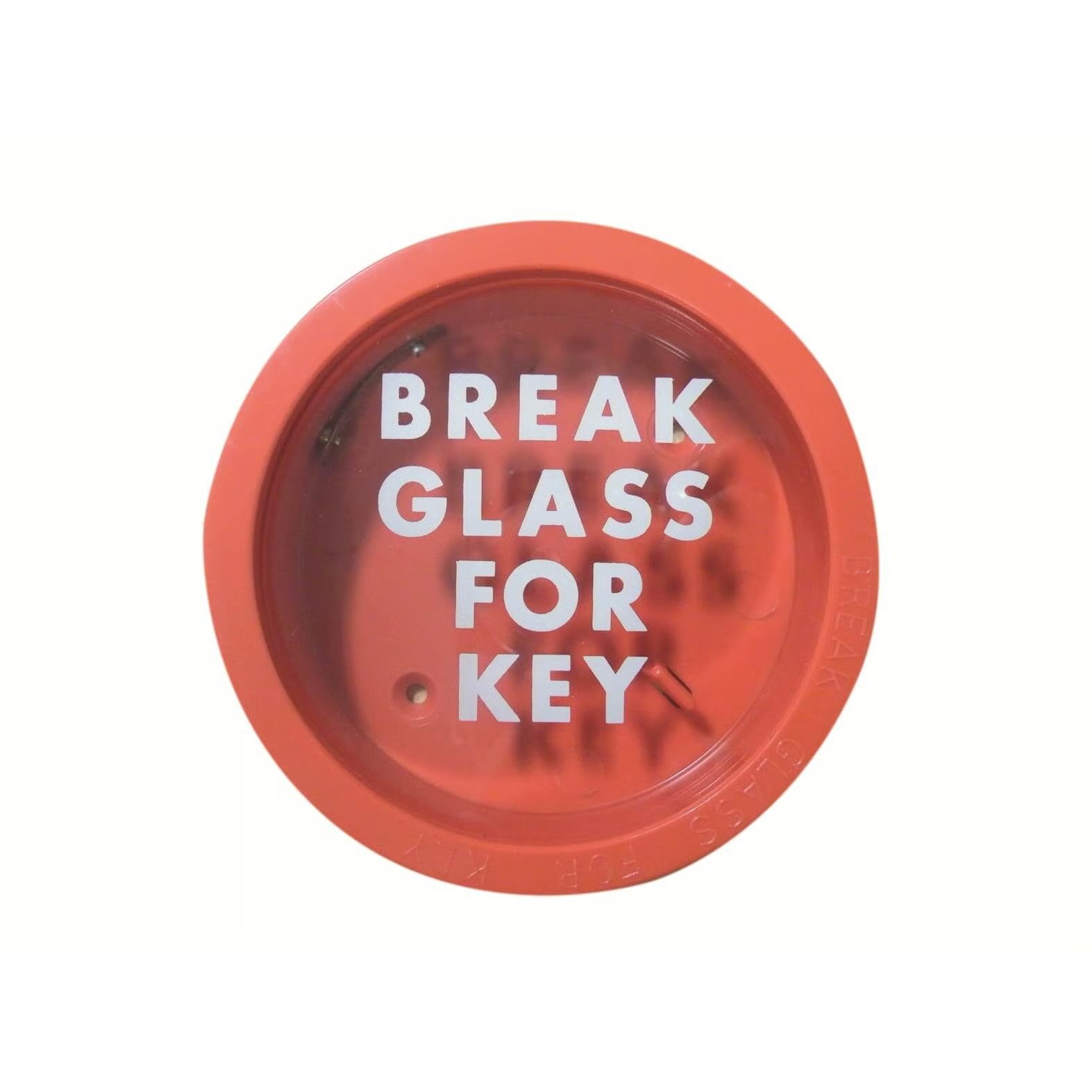 Round Emergency Break Glass Key Box - Security Tiger